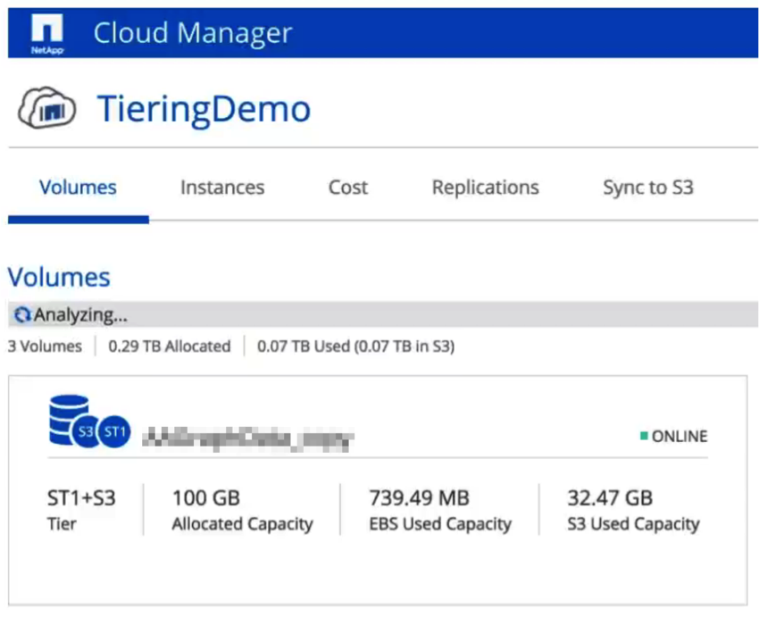 AWS Tiered Storage with NetApp Cloud Volumes ONTAP AWS Tiered Storage with NetApp Cloud Volumes ONTAP